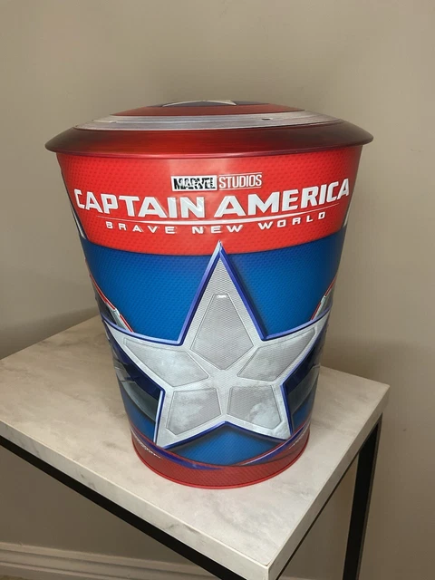CAPTAIN AMERICA BRAVE New World Cinema Popcorn Bucket With Shield £31. ...
