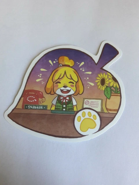 ISABELLE MELINDA KAWAII Animal Crossing Anime Cartoon Sticker ...