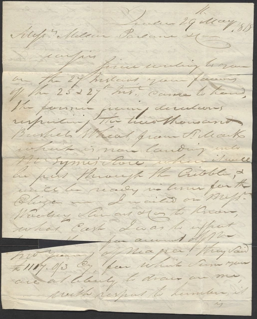 1818 SFL QUEBEC to Montreal Quebec Fleuron Postmark on Back $42.95 ...