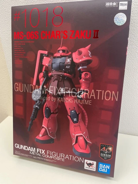 BANDAI SPIRITS GUNDAM FIX FIGURINE METAL COMPOSITE MS-06S Char's Zaku II Neuf EUR 808,88 ...