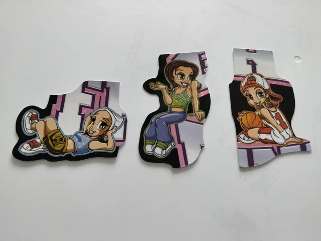 GIRL FRIEND PUZZLE piece Y2K vending machine stickers prism holographic ...