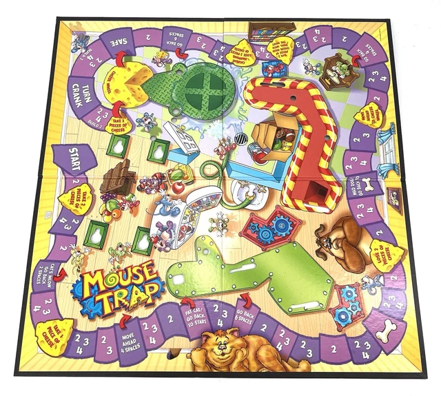 HASBRO GAMING MOUSE Trap Board Game - Replacement Game Board Only $8.29 ...