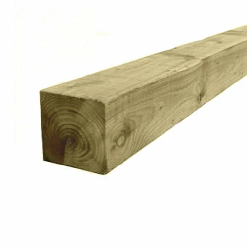 WOODEN FENCE POSTS 100mm Square Treated Softwood Fence Gate Posts ALL ...