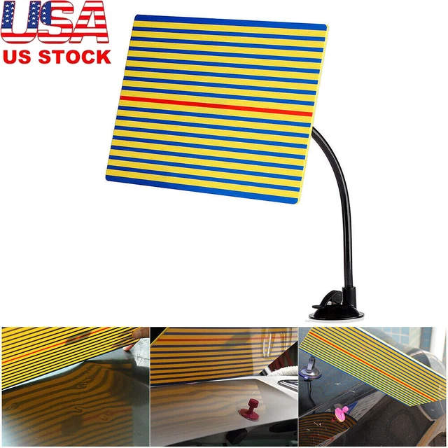 PAINTLESS DENT LINE Board Reflector Car Body Hail Damage Testing ...
