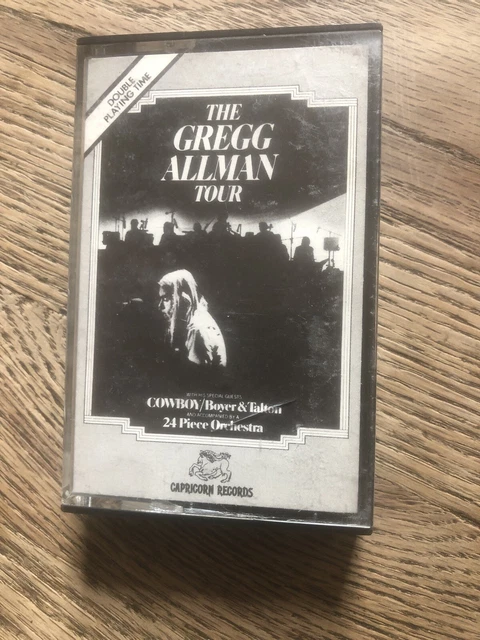 THE GREGG ALLMAN Tour Cassette Tape Gregg Allman Live Rock Concert RARE ...