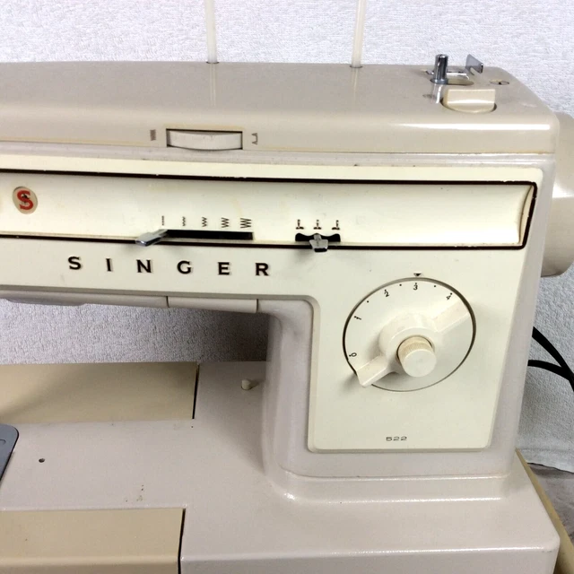 VINTAGE SINGER STYLIST 522 Electric Sewing Machine with Foot Pedal ...