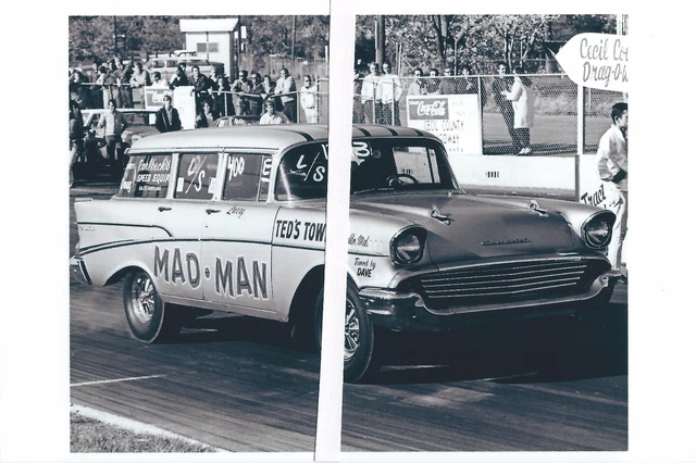 1960S DRAG RACING- Larry Kopp's "Mad-Man" '57 Chevy Wagon F/Modified ...