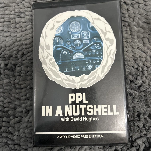 PPL IN A Nutshell-David Hughes VHS Video Private Pilot Aircraft Flying ...