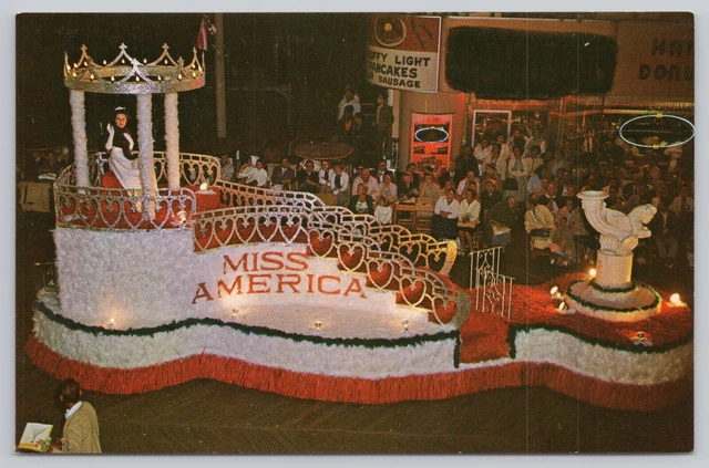 ATLANTIC CITY NEW Jersey, Miss America Pageant Parade Float, Vintage ...