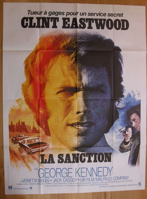LA SANCTION (1975) Clint Eastwood avec George Kennedy, Vonetta Mc Gee ...
