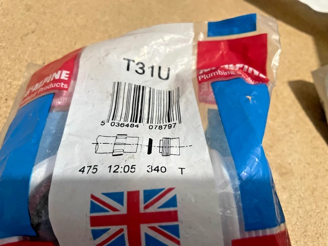 MCALPINE T31U 1.5& Straight Connector- Bsp Male X Universal Plumbing ...