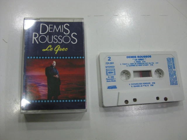 DEMIS ROUSSOS CASSETTE France Le Grec 1988 EUR 14,25 - PicClick FR