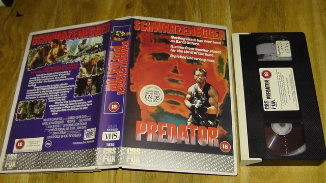 PREDATOR VHS VIDEO Ex Rental Big Box Cert CBS FOX £24.99 - PicClick UK