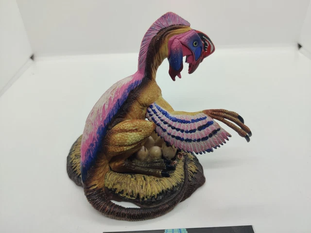 OVIRAPTOR SUR SON Nid Figurine Safari LTD 2007 USA 10cm de haut EUR 10 ...