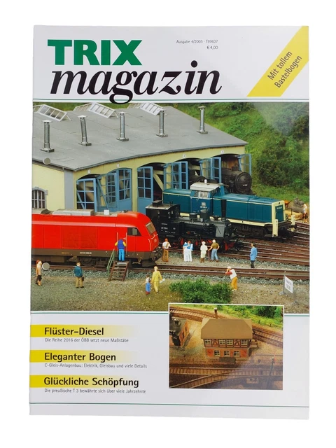 TRIX MAGAZIN AUSGABE 4/2005 Mit tollem Bastelbogen EUR 2,00 - PicClick DE