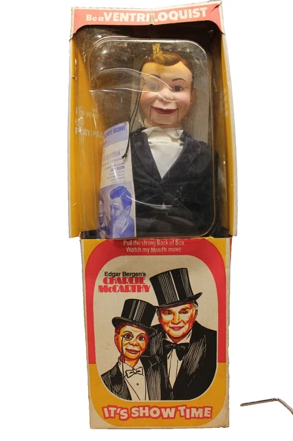 VINTAGE EG Goldberger Edgar Bergen's Charlie McCarthy 30" Ventriloquist ...