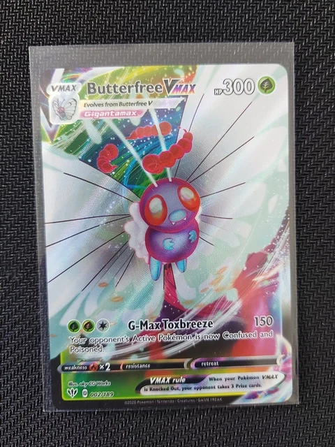 BUTTERFREE VMAX SMETTBO VMAX 02/189 Darkness Ablaze Pokemon TCG ENG ...