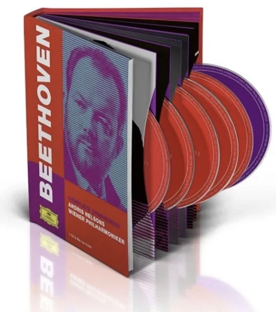 BEETHOVEN: COMPLETE SYMPHONIES 5 x CD & BLU-RAY Box Set Andris Nelsons ...