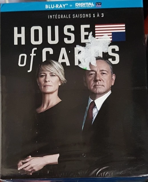 Coffret Blu Ray Intégrale Saisons 1 à 3 De House Of Cards Neuf Sous