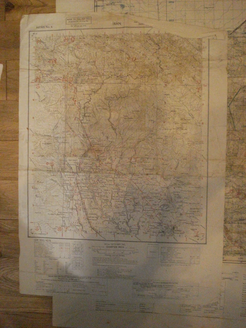 IRAN MAP DIZFUL British Indian Army Map 1942 Military History MEF £8.00 ...