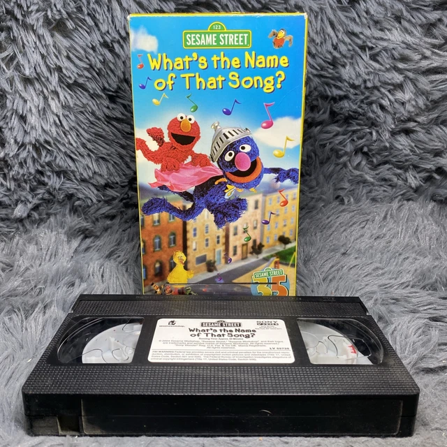 SESAME STREET WHATS the Name of That Song VHS 2004 Tape Classic Cartoon ...