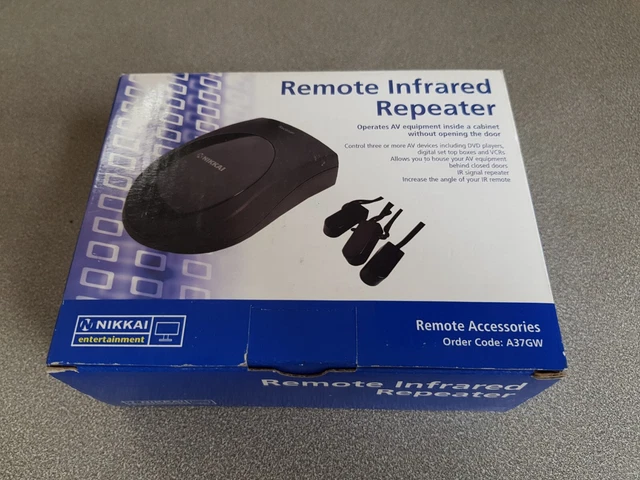 NIKKAI A37GW REMOTE Infrared Repeater for equipment inside cabinet etc ...