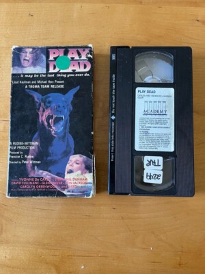 PLAY DEAD - VHS -1981 - RARE HTF Horror - Academy Home Entertainment £ ...