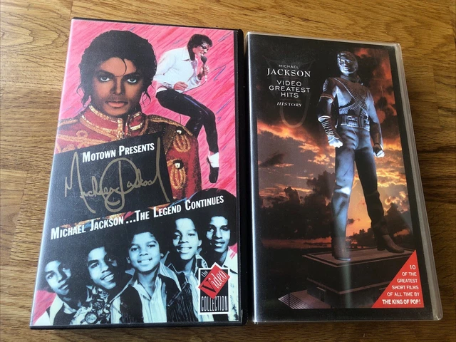 MICHAEL JACKSON VHS - Video Greatest Hits - HIStory And The Legend ...