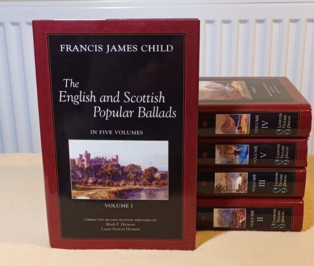 THE ENGLISH AND Scottish Popular Ballads. 5 volumes. Corrected 2nd ...
