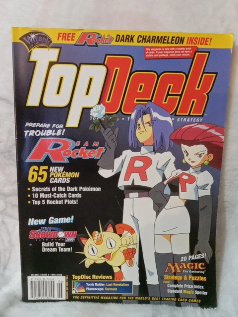 POKEMON TOP DECK Magazine Vol2 Issue6 May 2000 Presenting Team Rocket ...