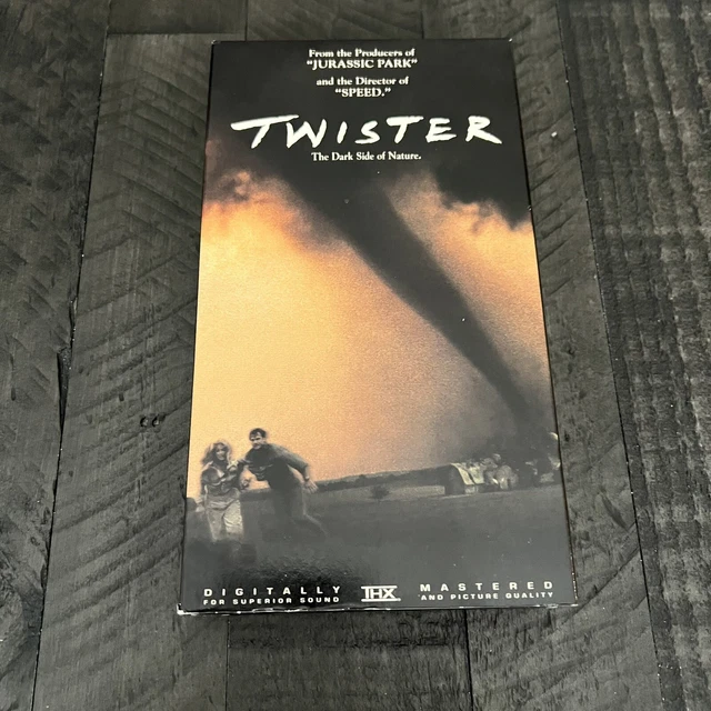 TWISTER VHS TAPE 1996 Warner Bros Release Helen Hunt Bill Paxton Movie ...