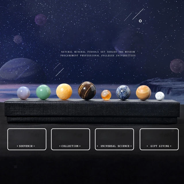 SOLAR SYSTEM PLANETS with Storage Case Astronomy Gifts for Classroom ...