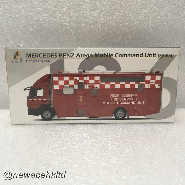 MERCEDES-BENZ ATEGO FIRE Services (Mobile Command Unit) TINY 1/76 # ...