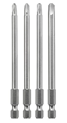 KWB TRI-WING BIT-SET - 4 pces 1, 2, 3, 4 100 mm chacune, extra long 1/4 ...