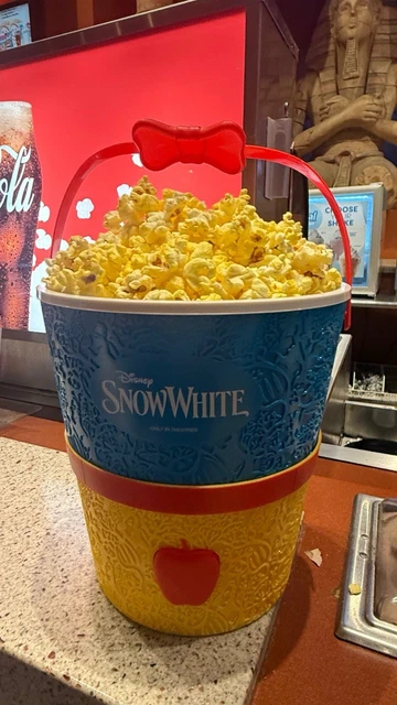 DISNEY’S SNOW WHITE Movie 2025 Apple Popcorn Bucket $30.49 - PicClick CA