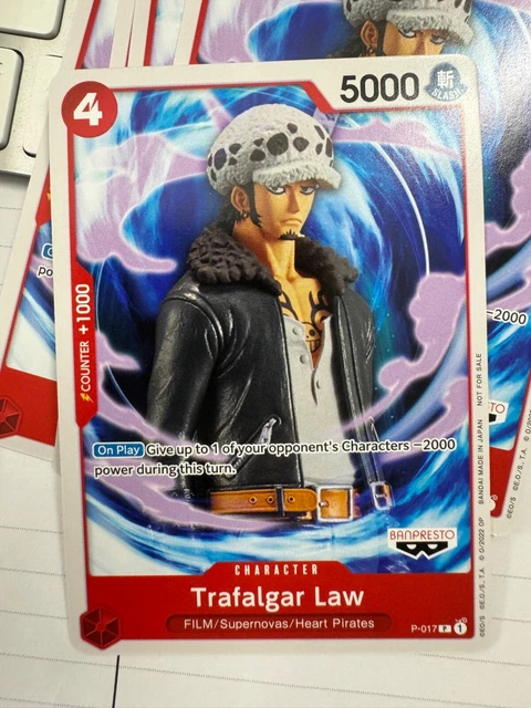 ONE PIECE TCG Trafalgar Law Promo - P-017 English Pack Fresh!! $8.99 ...