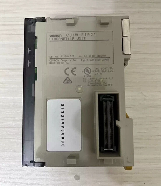 OMRON CJ1W-EIP21 ETHERNET/IP Unit PLC Expansion Module EUR 479,82 ...