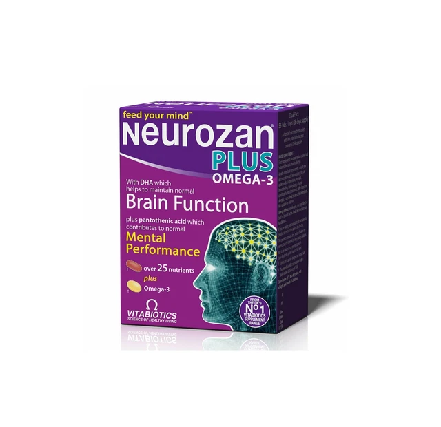 EUROZAN PLUS BRAIN Function Mental Focus And DHA Omega 3 £48.64 ...