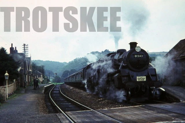 35MM SLIDE BR British Railways Steam Loco 80043 Class 4MT 1965 Original ...