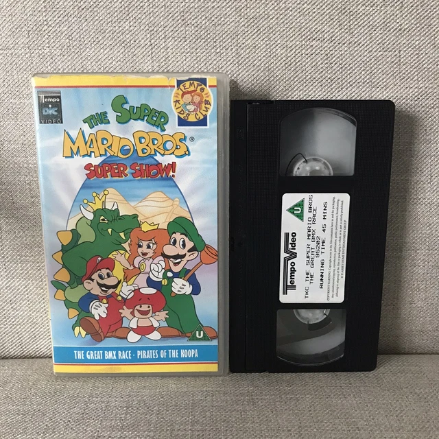 THE SUPER MARIO Bros Super Show - Vhs Video - The Great Bmx Race ...