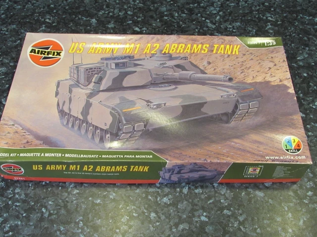 AIRFIX 1/35 U.s. Army M1A2 Abrams Tank Model Kit £15.00 - PicClick UK