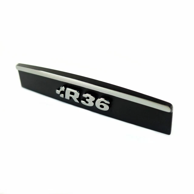ORIGINAL PLAKETTE R36 Logo Zeichen Emblem Schriftzug für Tacho VW ...