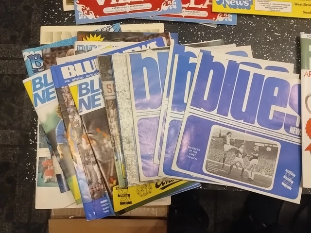 VINTAGE FOOTBALL PROGRAMMES Birmingham City Aston Villa Albion 70s 80s ... VINTAGE FOOTBALL PROGRAMMES Birmingham City Aston Villa Albion 70s 80s ...