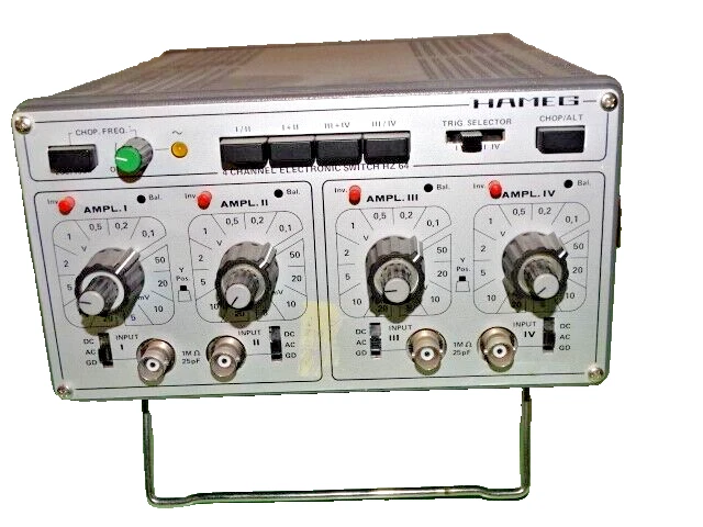 HAMEG 4 CHANNEL Electronic Switch HZ 64 elektronischer Schalter EUR 49 ...