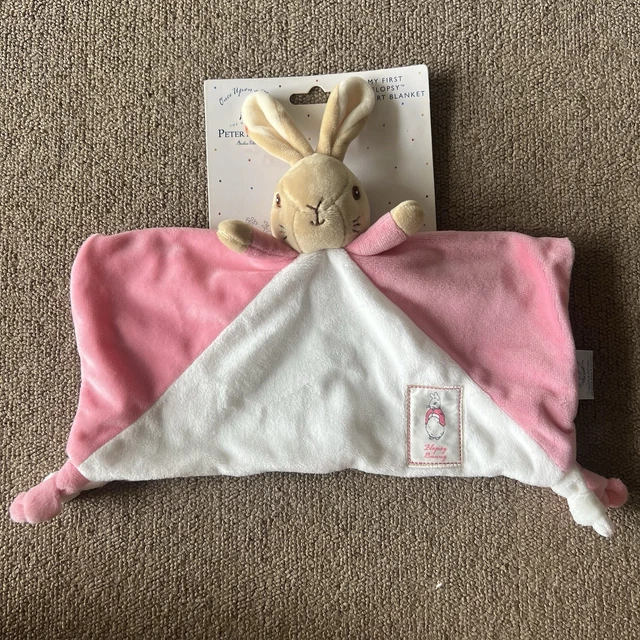 FLOPSY BUNNY BLANKIE comforter by Beatrix Potter Peter Rabbit 12"/30cm ...