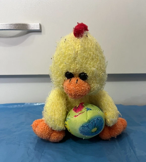 VINTAGE DAN DEE Collector's Choice Yellow Baby Chick Chicken Soft Toy ...