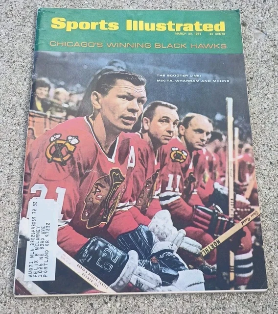 1967 CHICAGO BLACKHAWKS Sports Illustrated SI Magazine Stan Mikita EUR ...