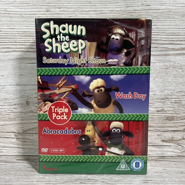 SHAUN THE SHEEP Triple Pack DVD Aardman Childrens Animation 24 Episodes ...