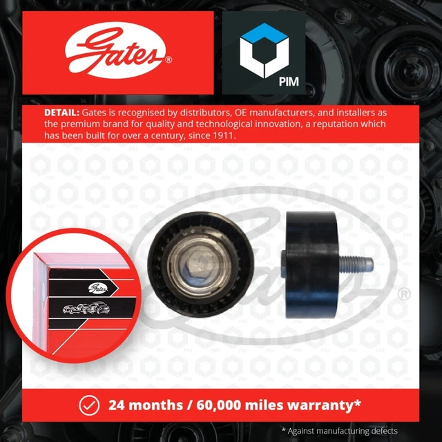 AUX BELT IDLER Pulley T36804 Gates Guide Deflection 55571052 636290 ...