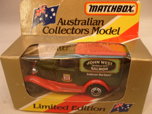 1981 MATCHBOX SUPERFAST Australien Collecteur MB38 JOHN WEST FORD MODEL ...